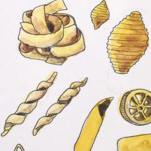 Pasta Art Print - Etsy