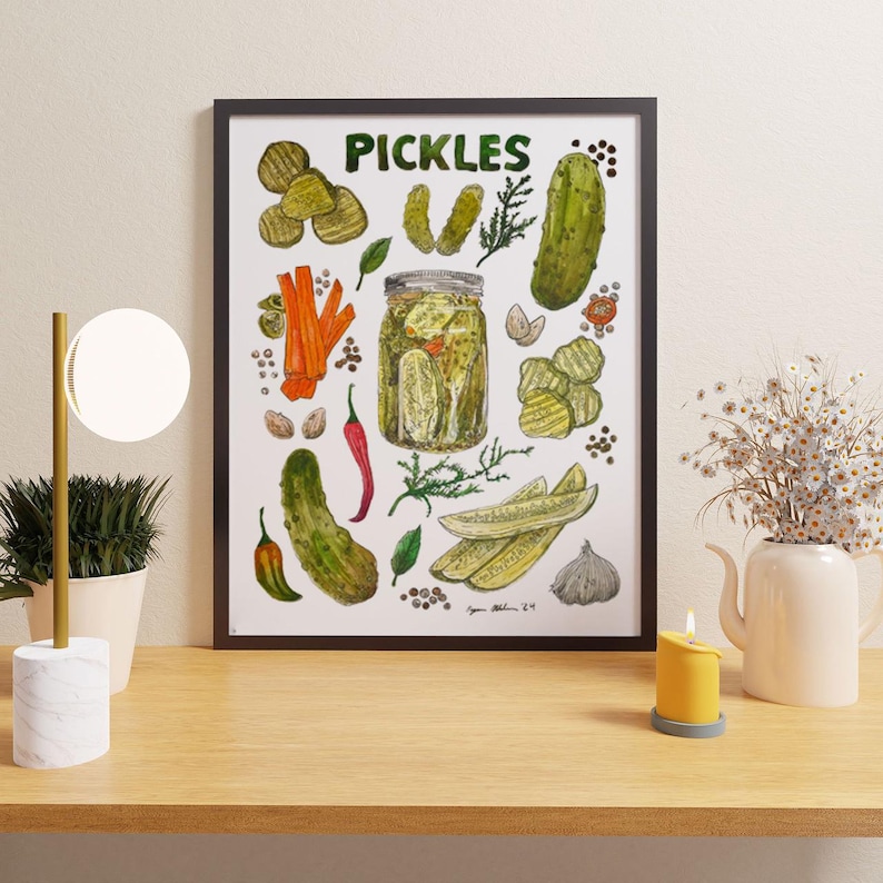 Pickles Art Print - Etsy