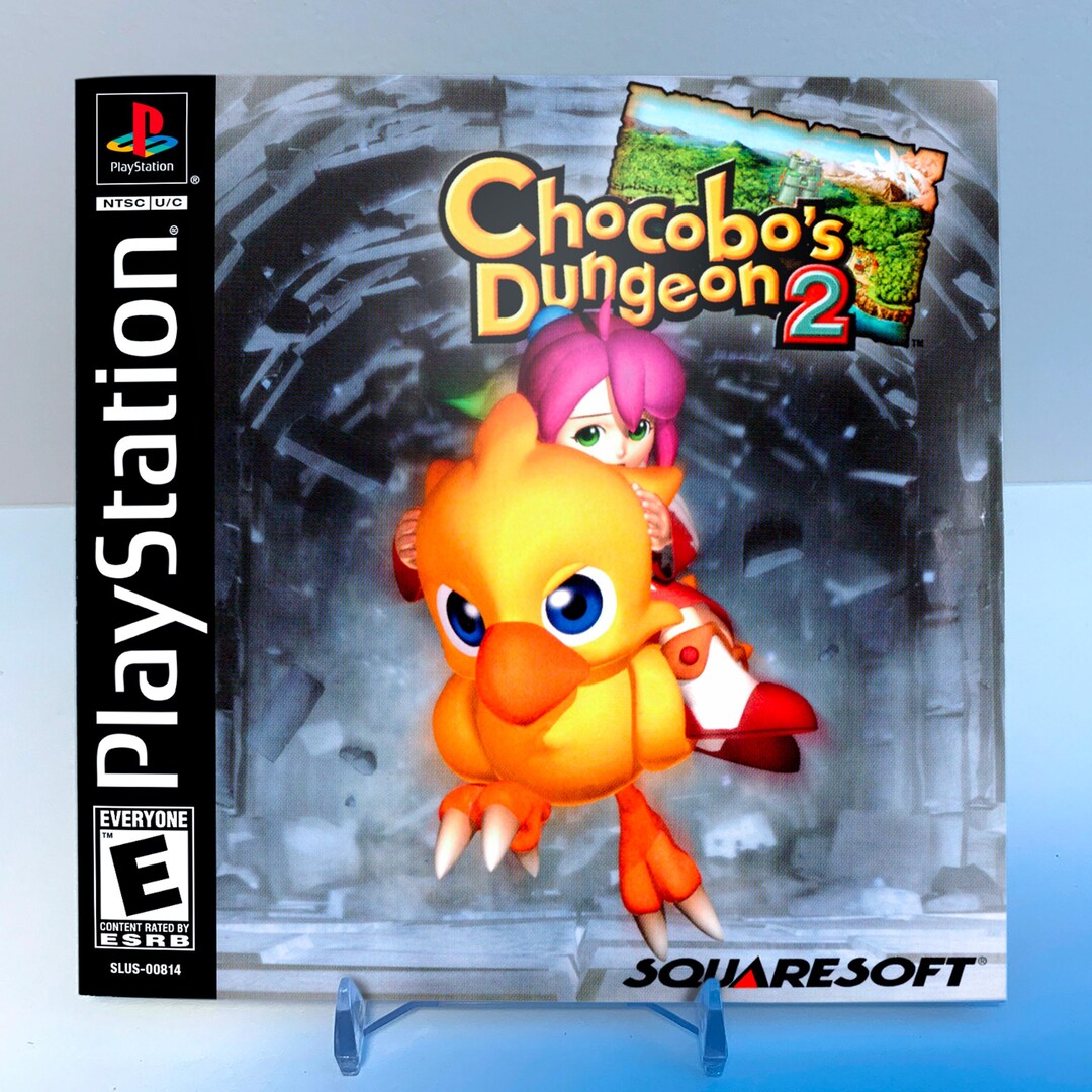 Chocobo's Dungeon 2 - Reproduction Game Manual - Sony Playstation - Etsy