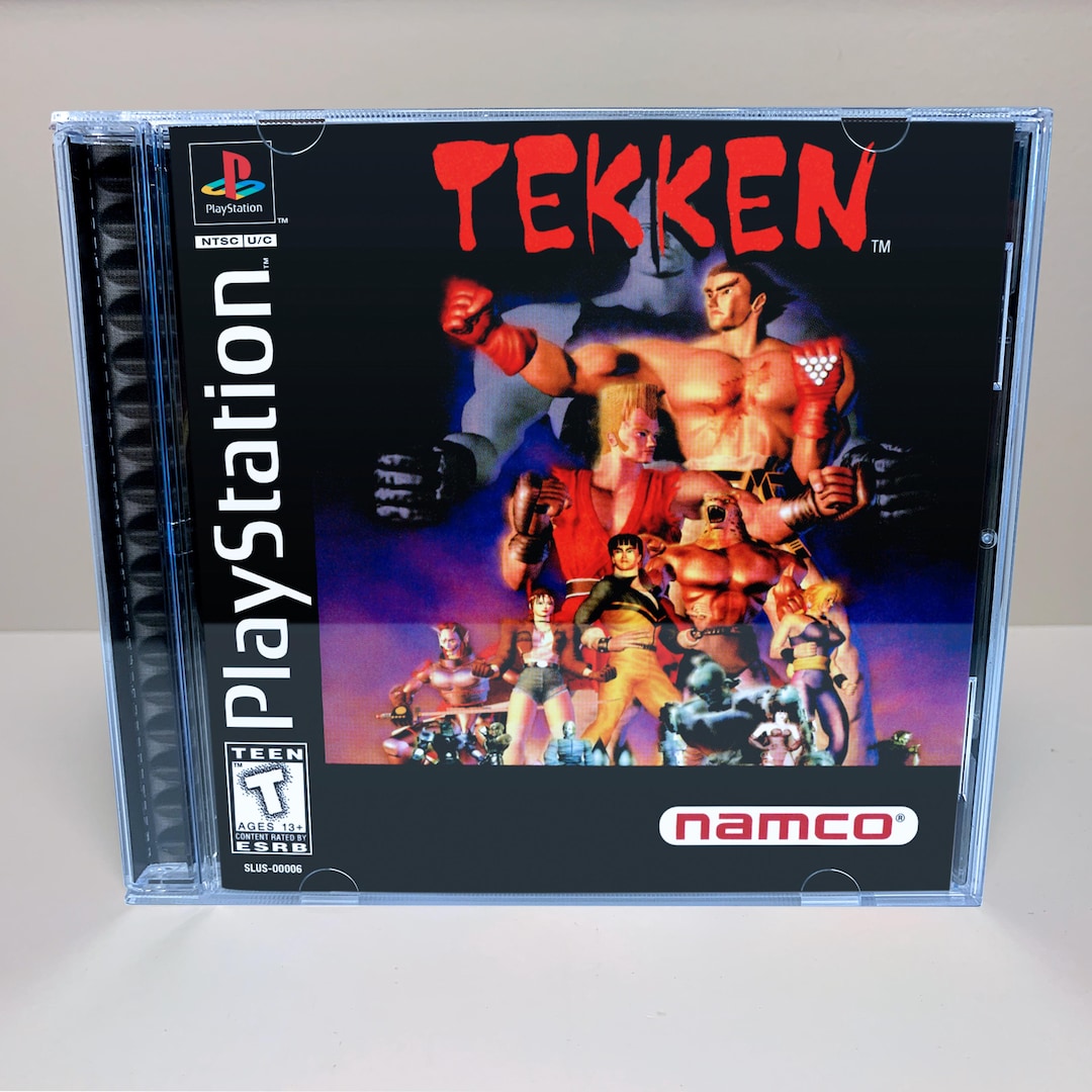 Tekken - Reproduction Game Case + Manual - Sony Playstation (NO DISC ...