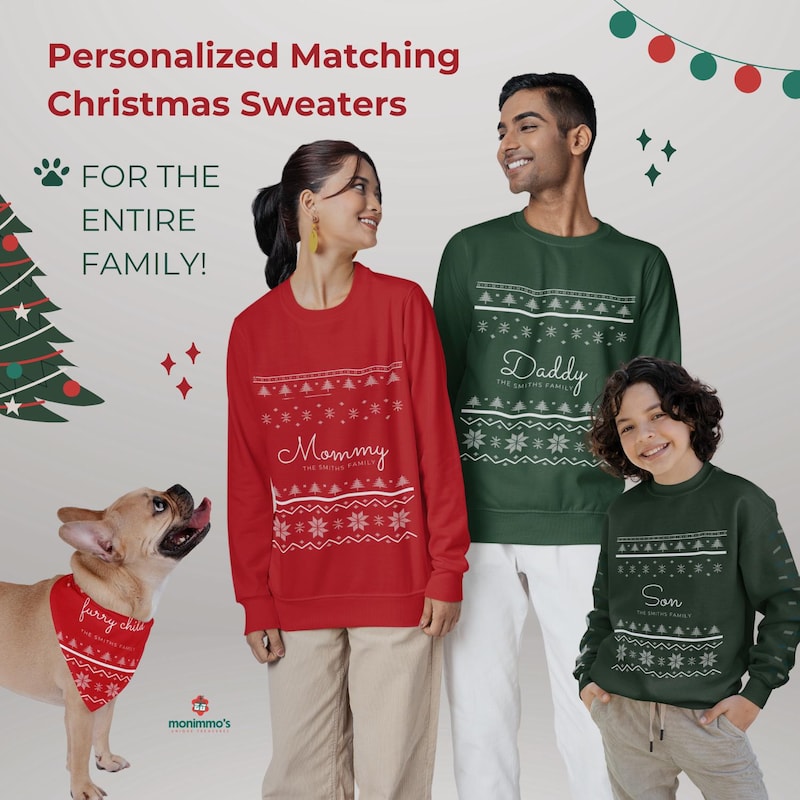 Family Christmas Sweater - Etsy