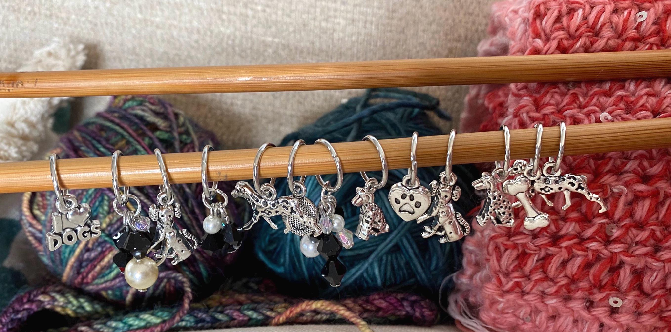 101 Dalmatians Knitting Stitch/place Markers - Etsy