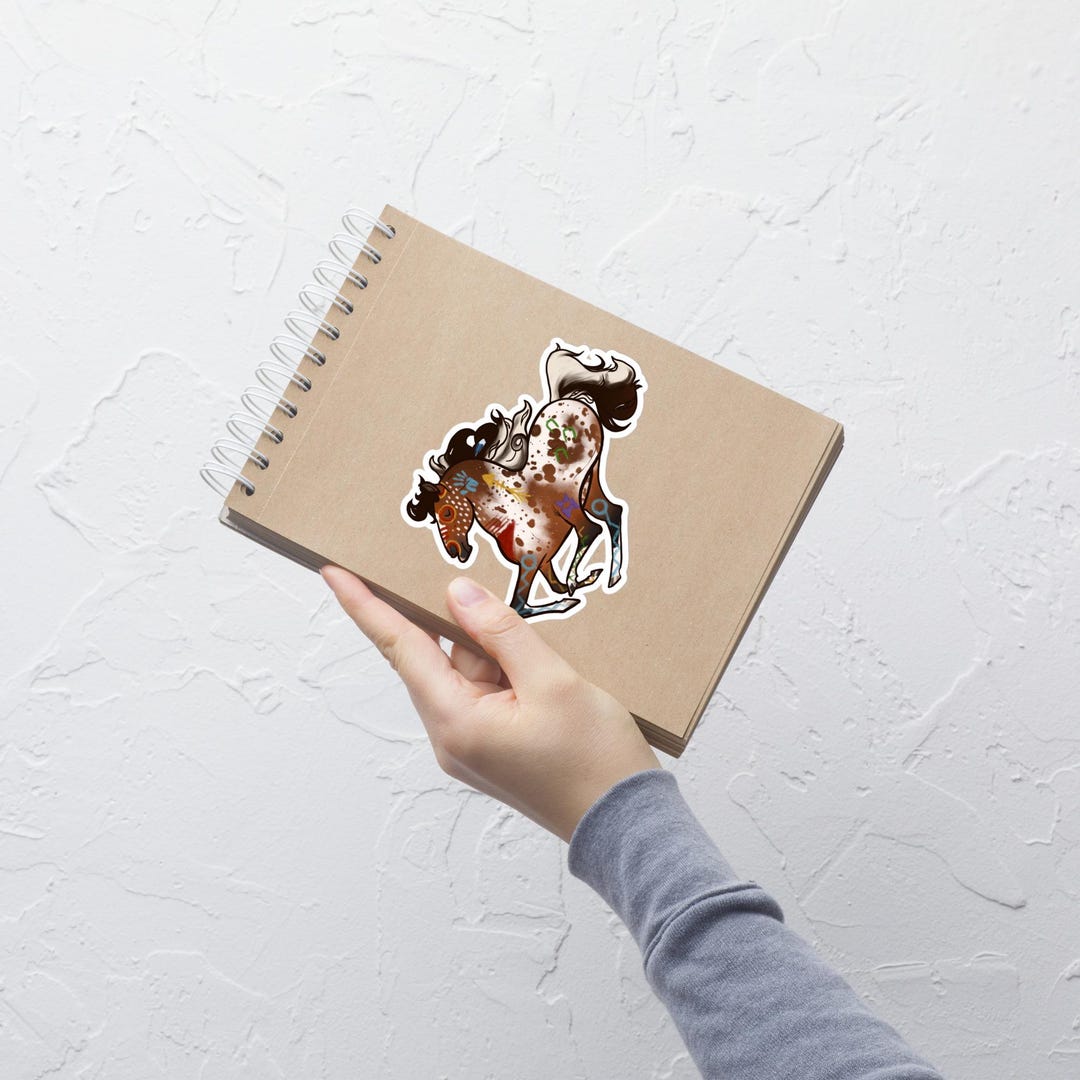 Paint Horse Sticker - Native American War Paint - Etsy