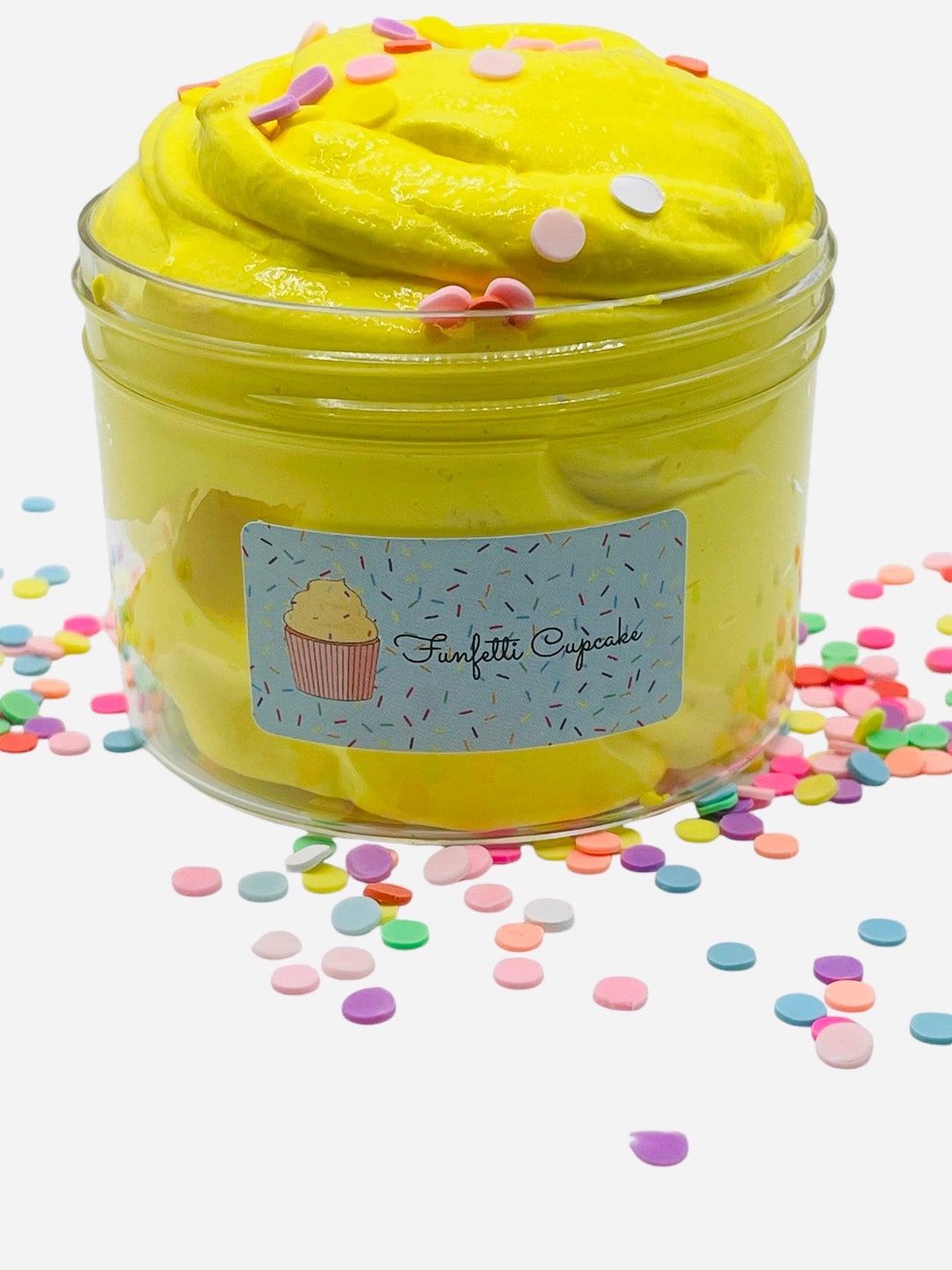 Funfetti Cupcake Slime - Etsy