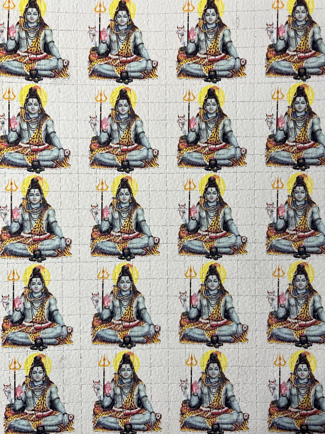 Lord Shiva Blotter Art - Blotter Art 500 Buvards / 22.5cm X 18cm ...