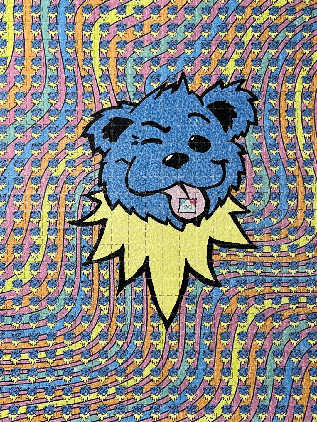 Grateful Dead Bear Blotter Art 500 Buvards / 22.5 Cm X 18cm /grateful ...
