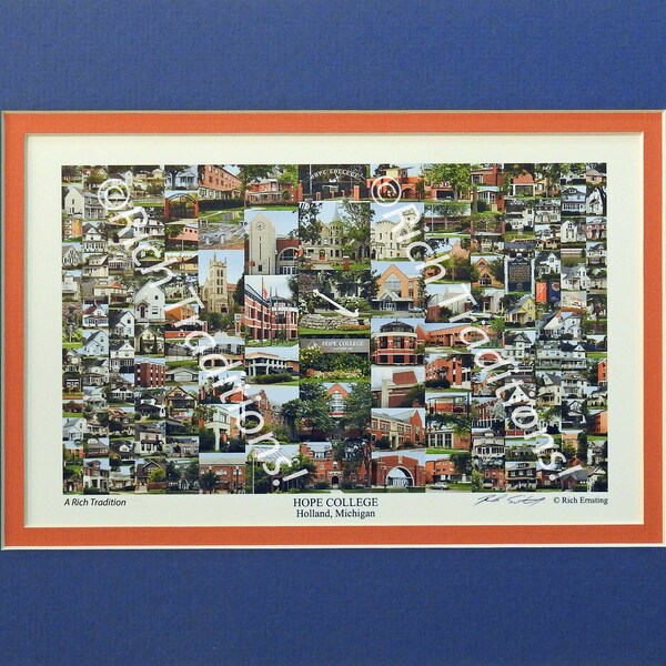 Wall Art Hope College - Etsy