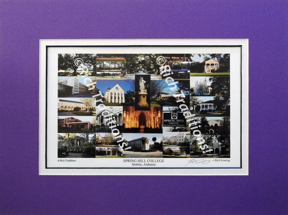 Spring Hill College Mobile Alabama Photo Campus Art Print - Etsy