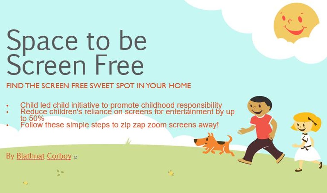 Reduce Children's Screen Time; Download This Visual Poster Print to ...