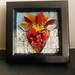 Mini Mosaic Sacred Heart 4x4 Frame - Etsy