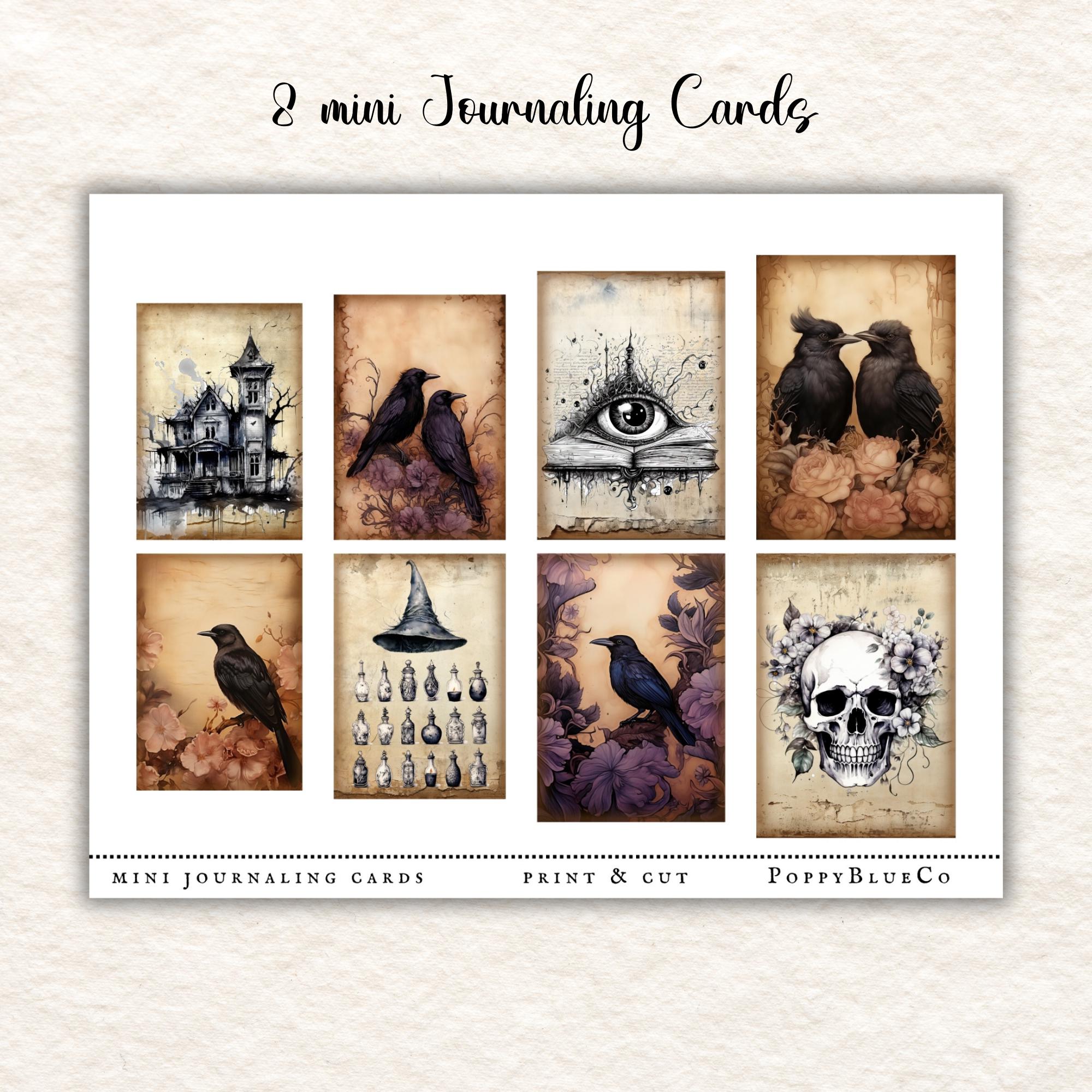 Creepy Goth Ephemera Kit: Junk Journal Printable (PDF) - Etsy