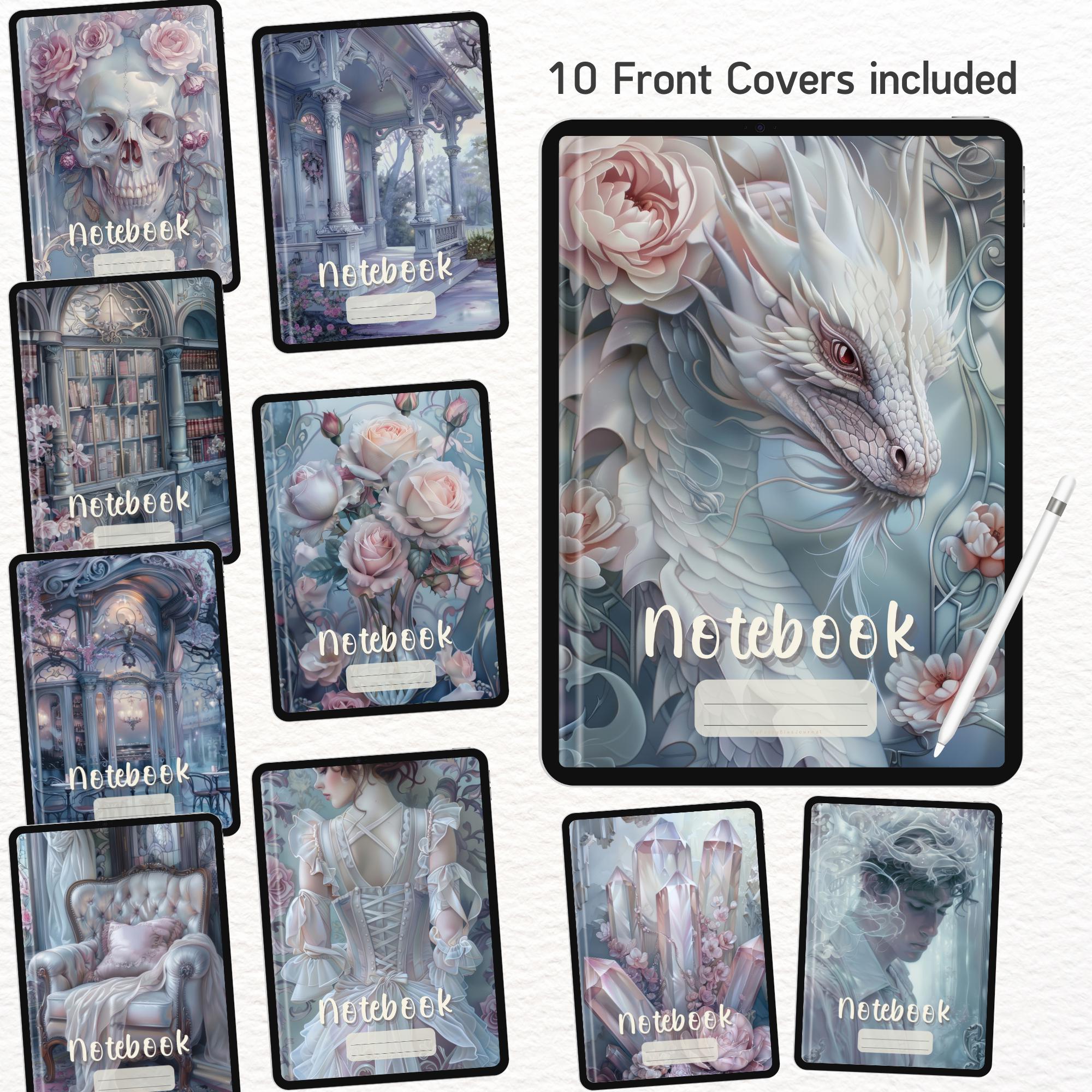 Pearl Digital Notebook Bundle, Digital Notes Template, Goodnotes ...