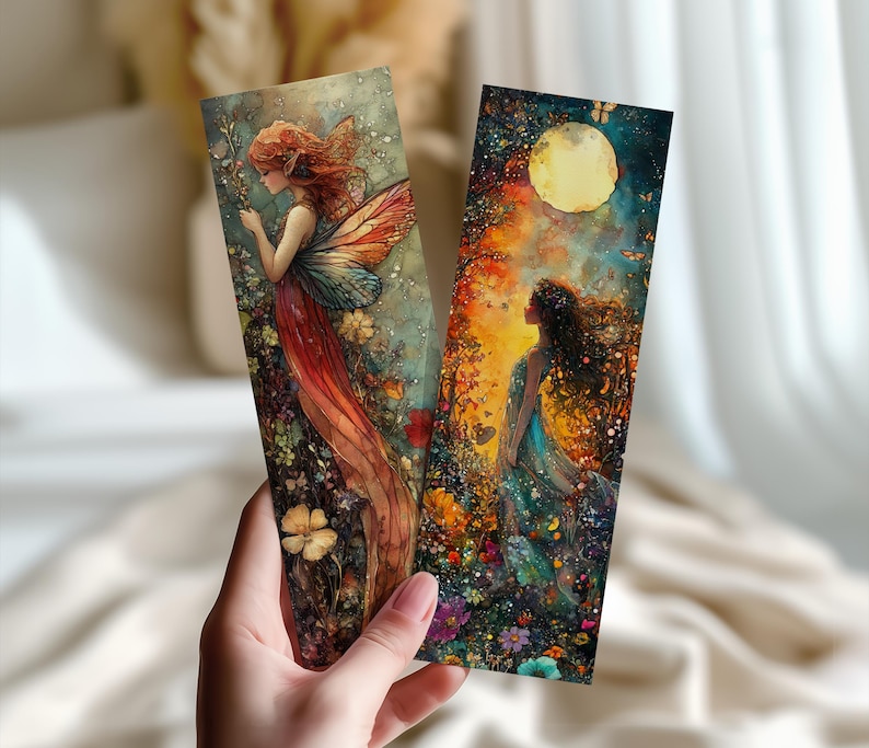 Printable Bookmarks 2x6 | 16 Designs | Commercial Use | PDF Print + PNG ...