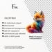 Rainbow Fox Clipart Bundle: Watercolor Forest Animals (PNG, Commercial ...