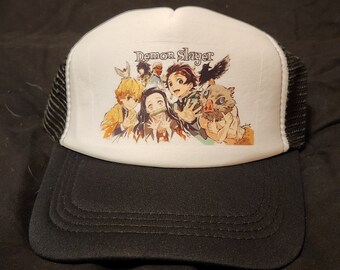 Demon Slayer Themed Hat Design 2 - Etsy