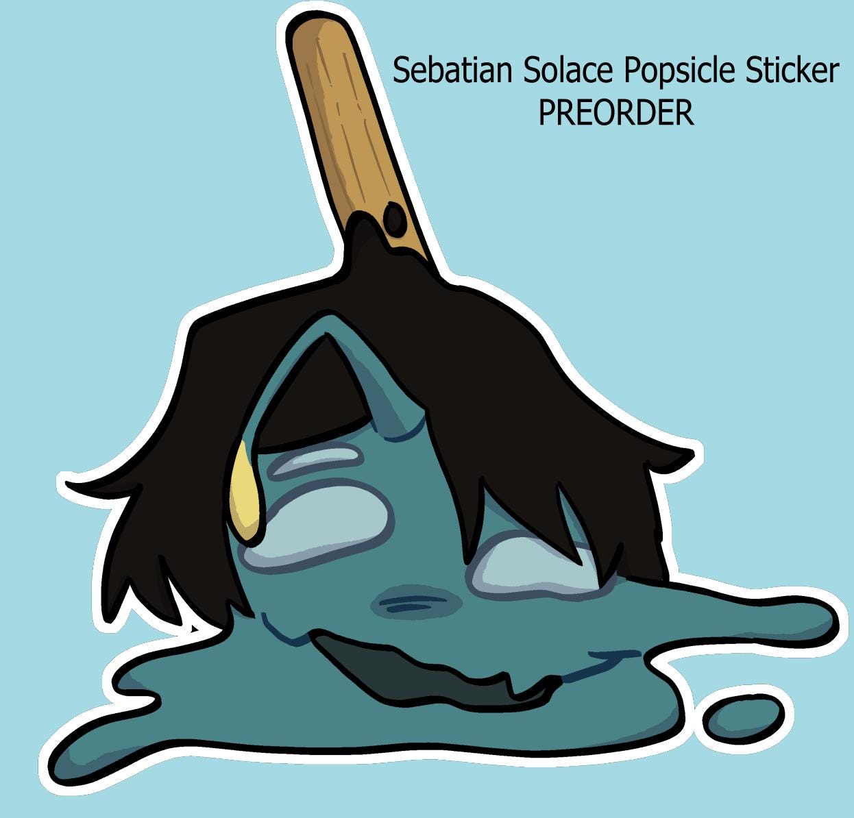 PRE-ORDER Sebastian Solace Melted Popsicle Vinyl Sticker (mid Nov - Dec ...
