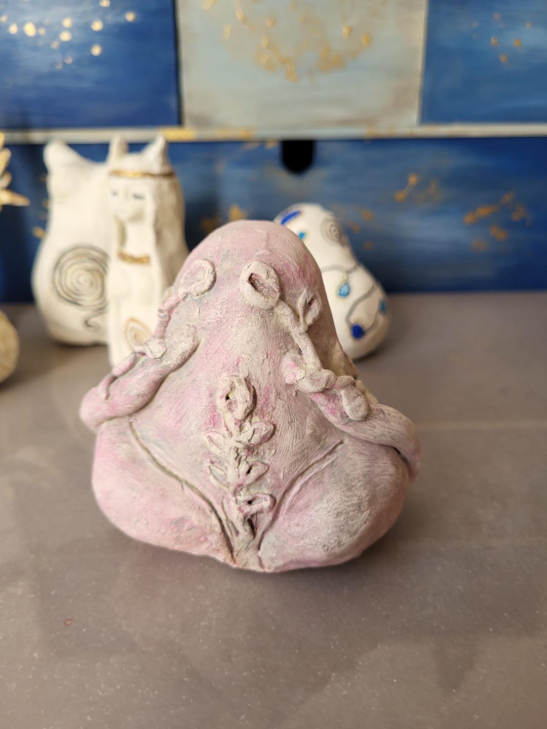 Fertility Altar Symbol, Handcrafted "divine Womb" Sculpture, Living ...