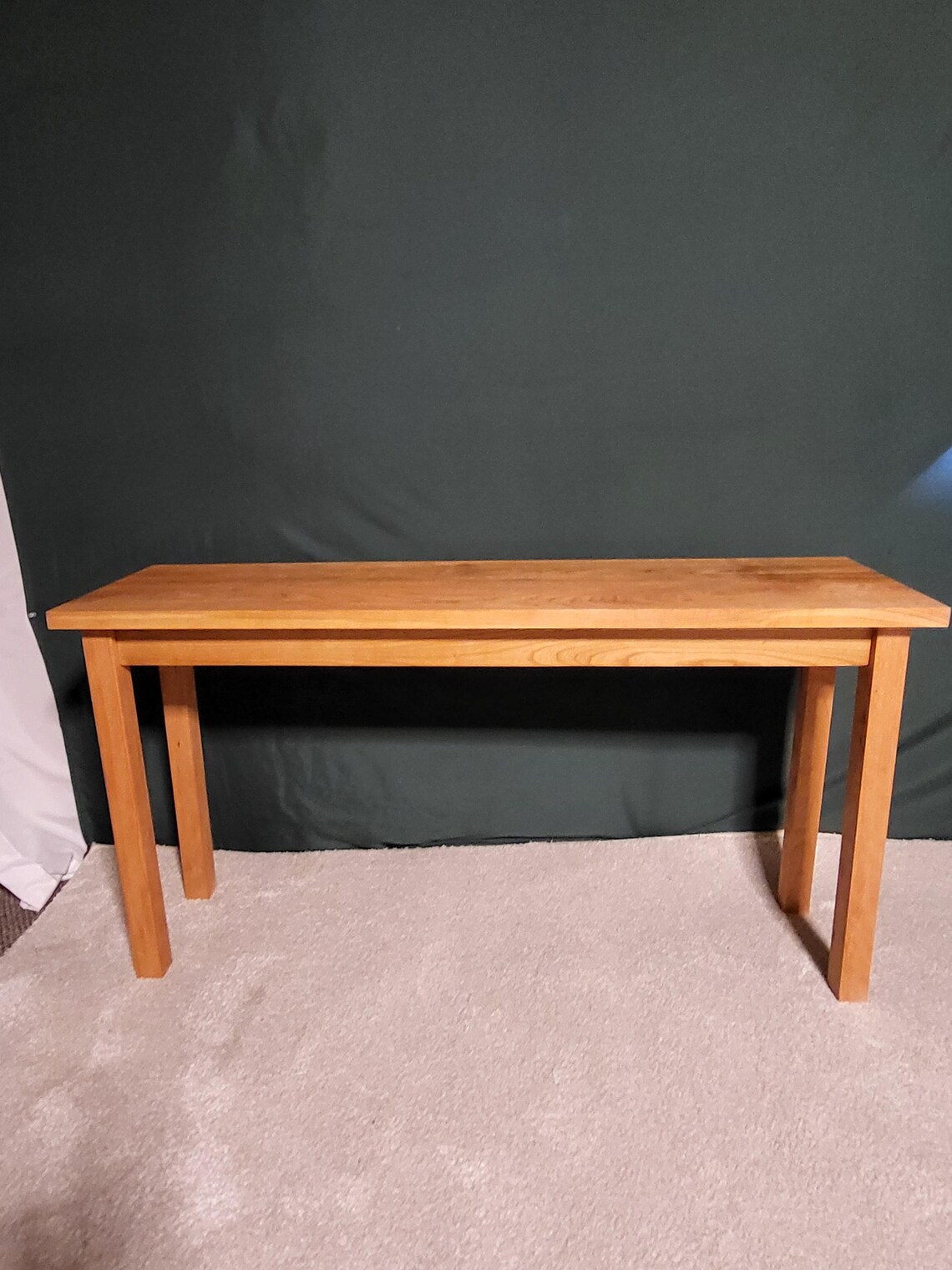Solid Cherry Wood Entry/ Sofa Table - Etsy