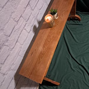 Solid Cherry Wood Entry Table - Etsy