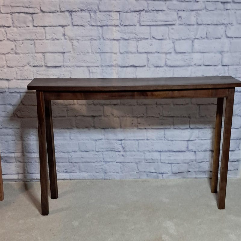 Walnut Entry Table - Etsy