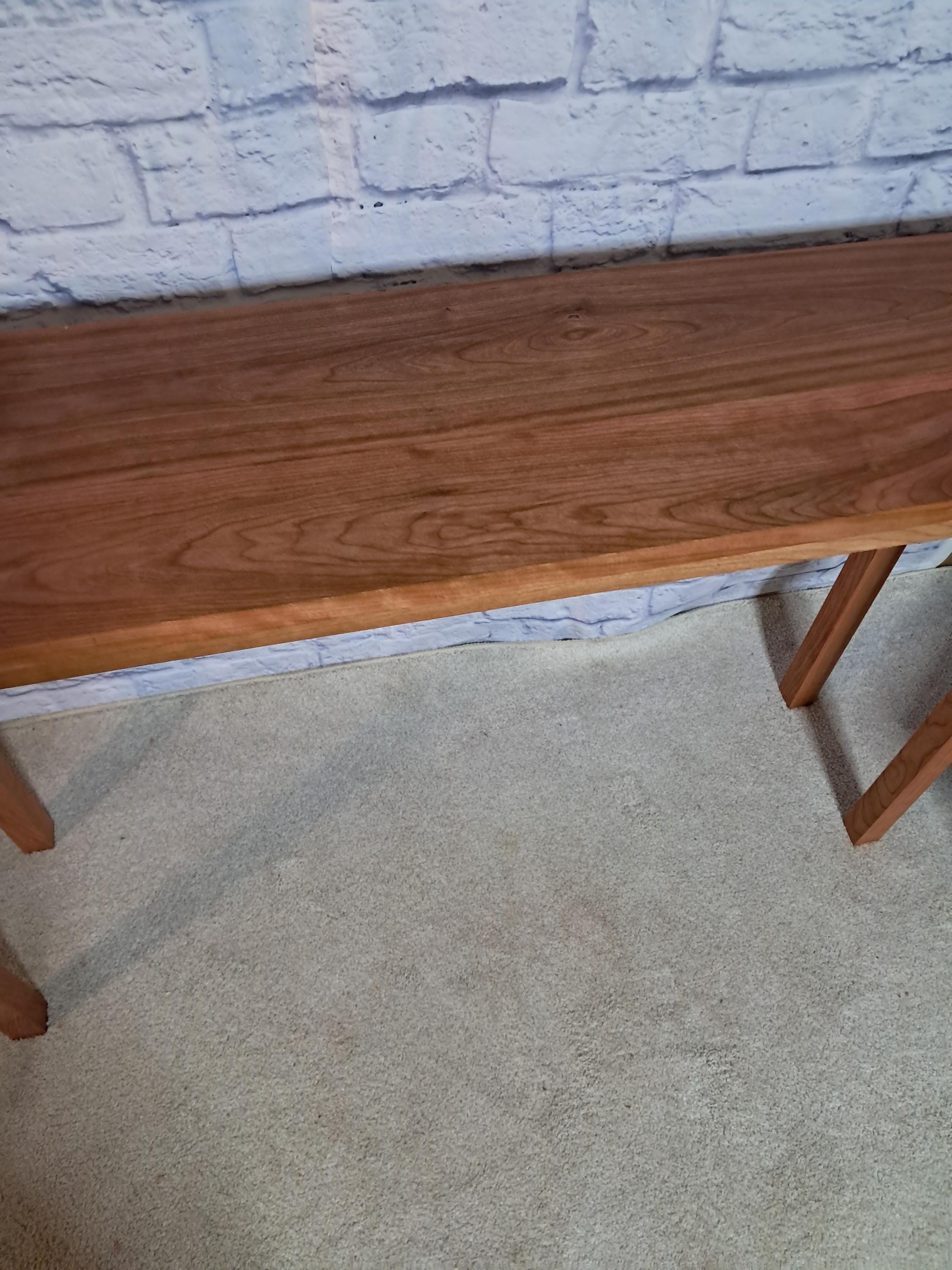 Solid Cherry Wood Entry/ Sofa Table - Etsy