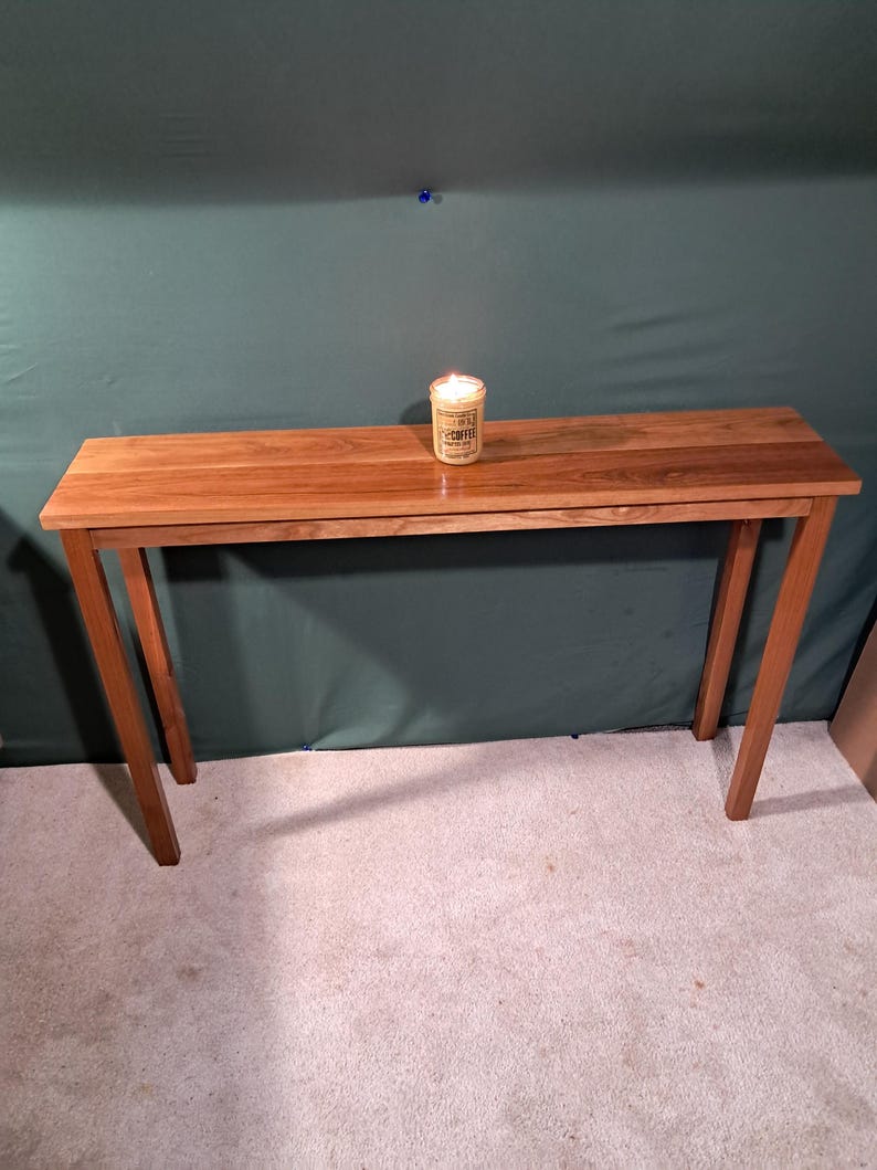 Solid Cherry Wood Entry/ Sofa Table - Etsy