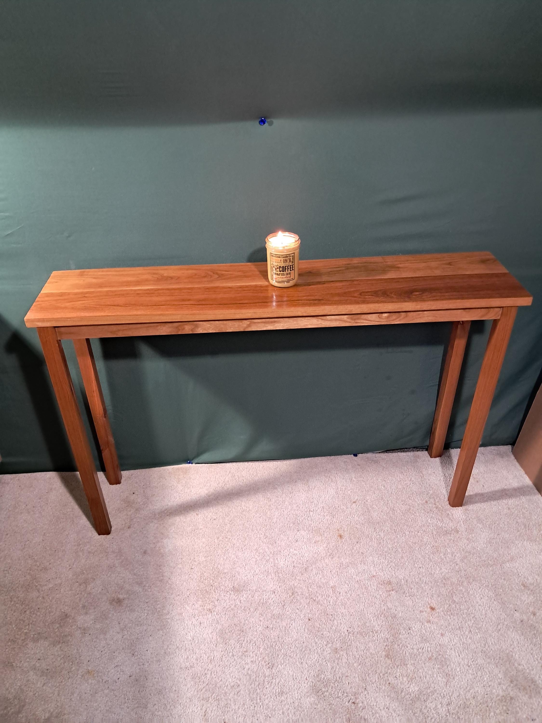 Solid Cherry Wood Entry/ Sofa Table - Etsy