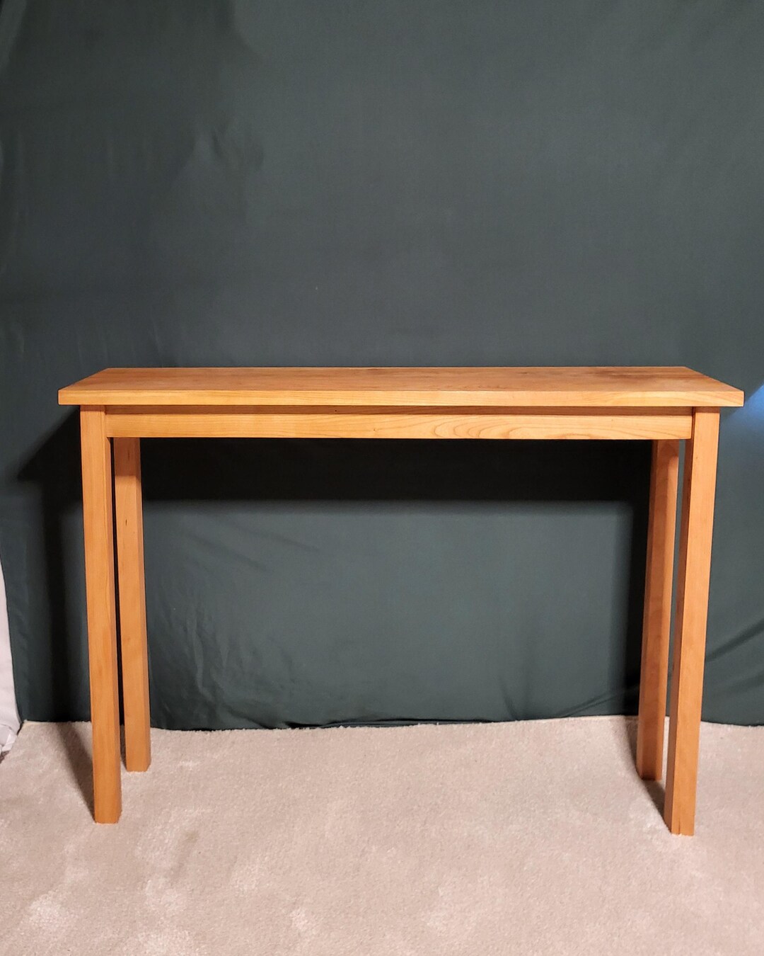Solid Cherry Wood Entry/ Sofa Table - Etsy
