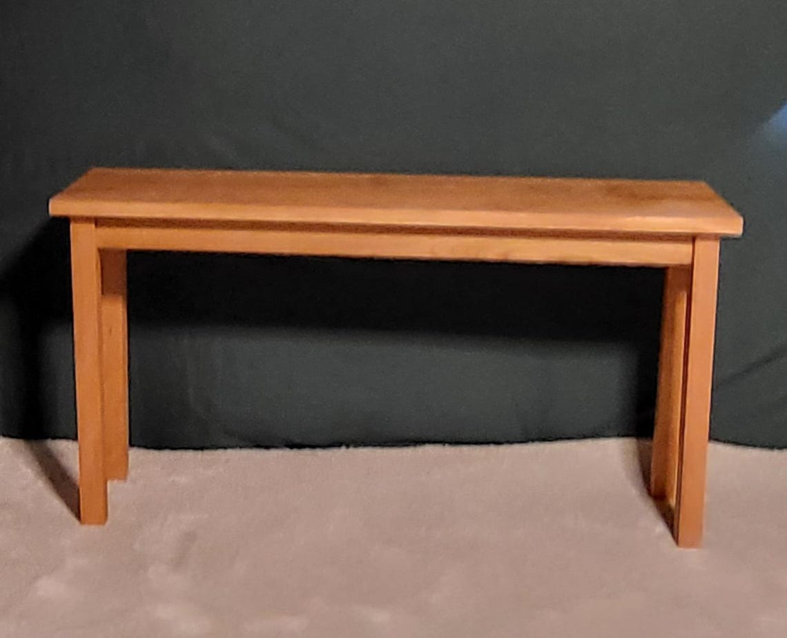 Solid Cherry Wood Entry/ Sofa Table - Etsy
