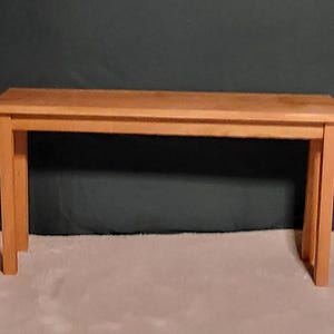 Solid Cherry Wood Entry/ Sofa Table - Etsy