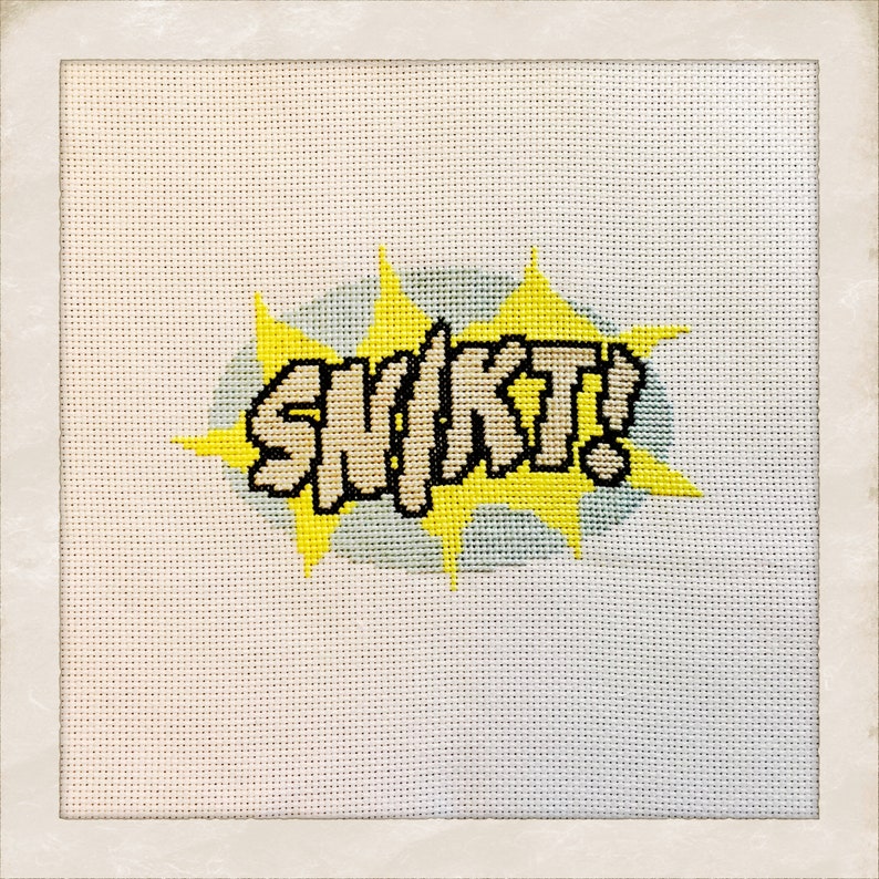 SNIKT Cross Stitch Pattern - Etsy