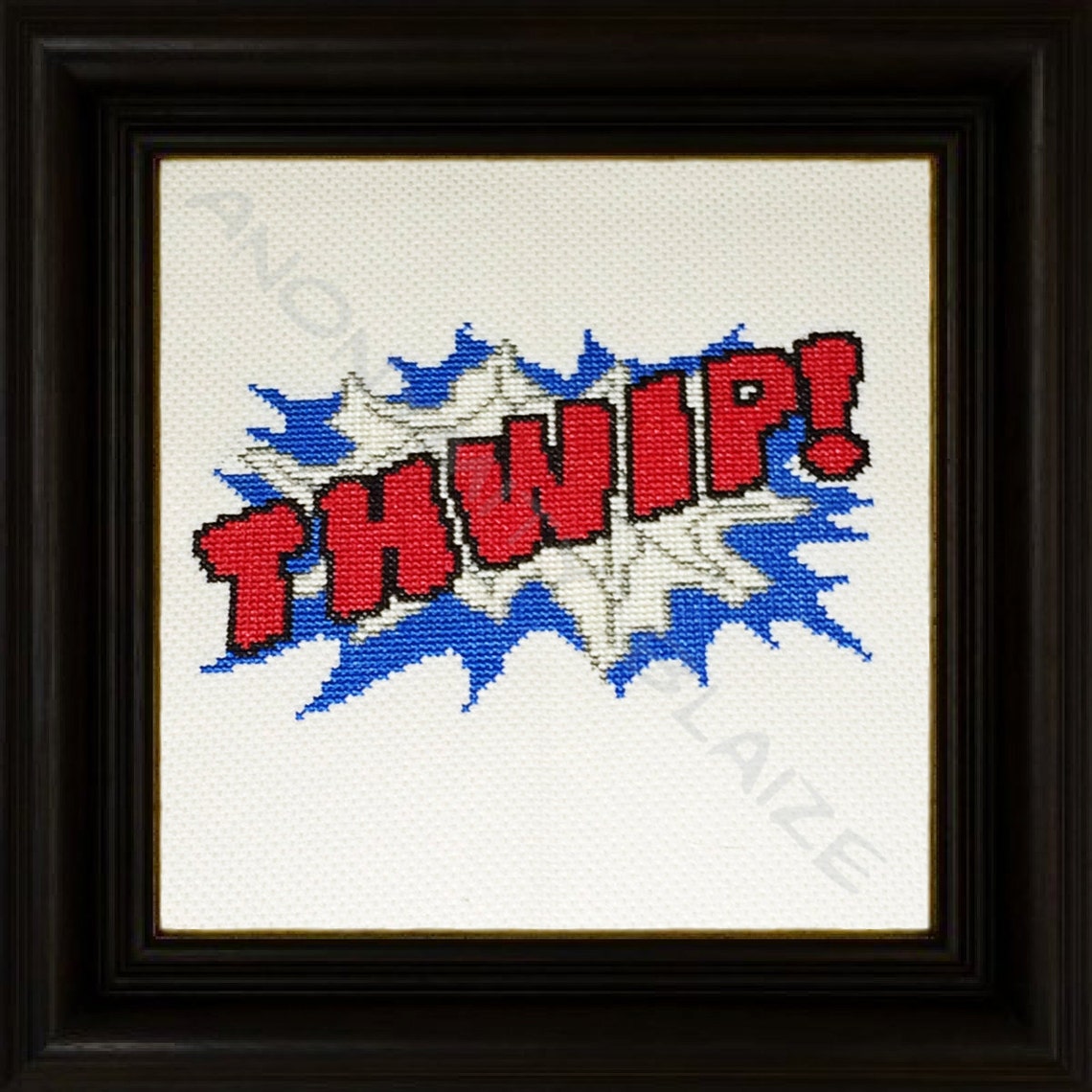 Comic Book thwip Cross Stitch Pattern - Etsy