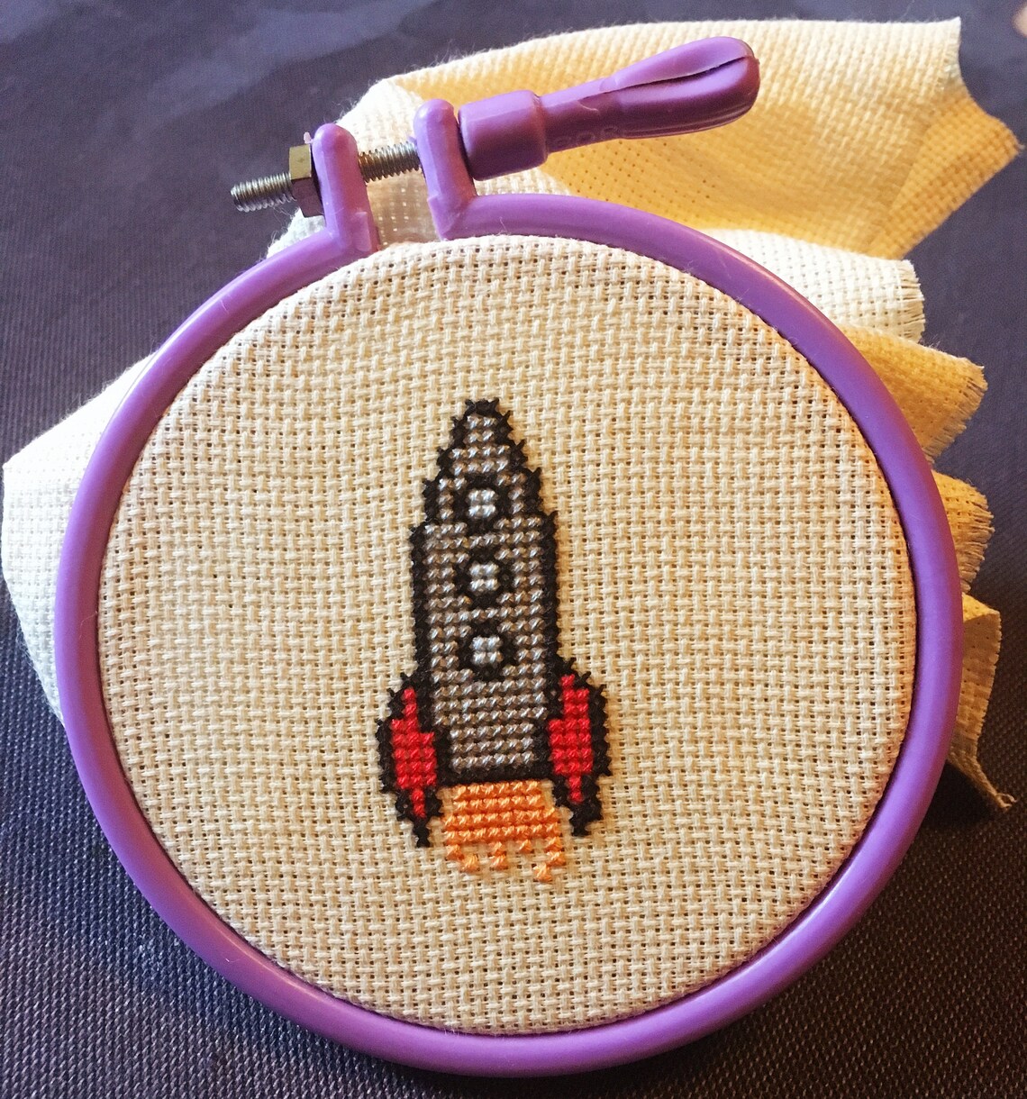 Mini Rocket Cross Stitch Pattern - Etsy