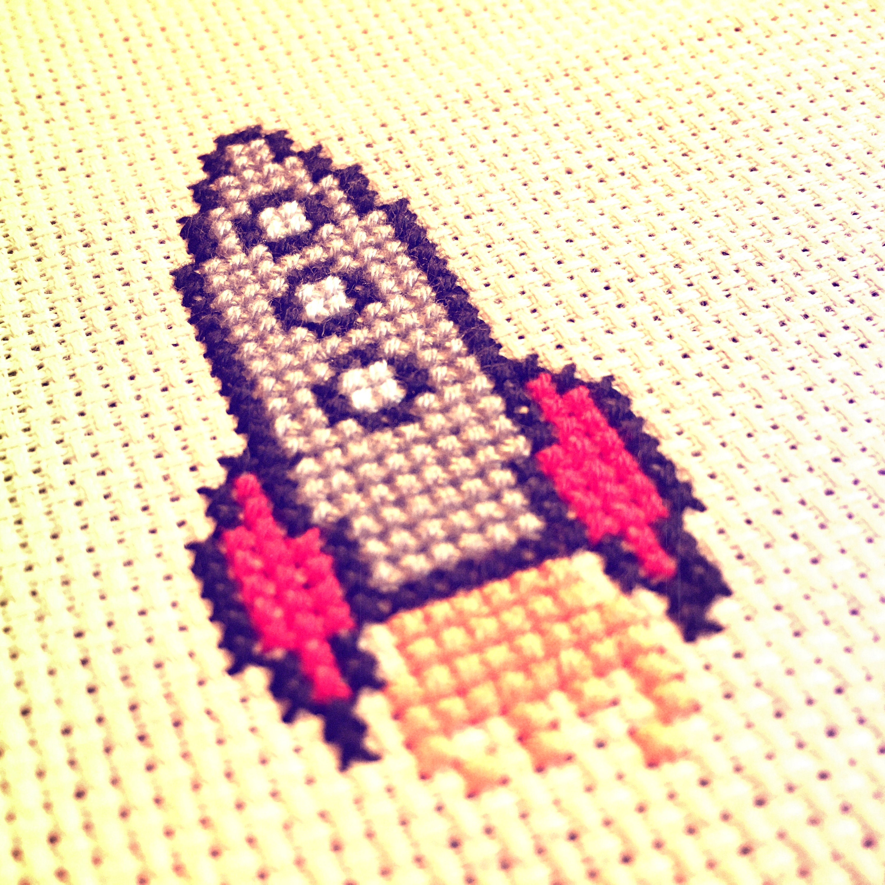 Mini Rocket Cross Stitch Pattern - Etsy