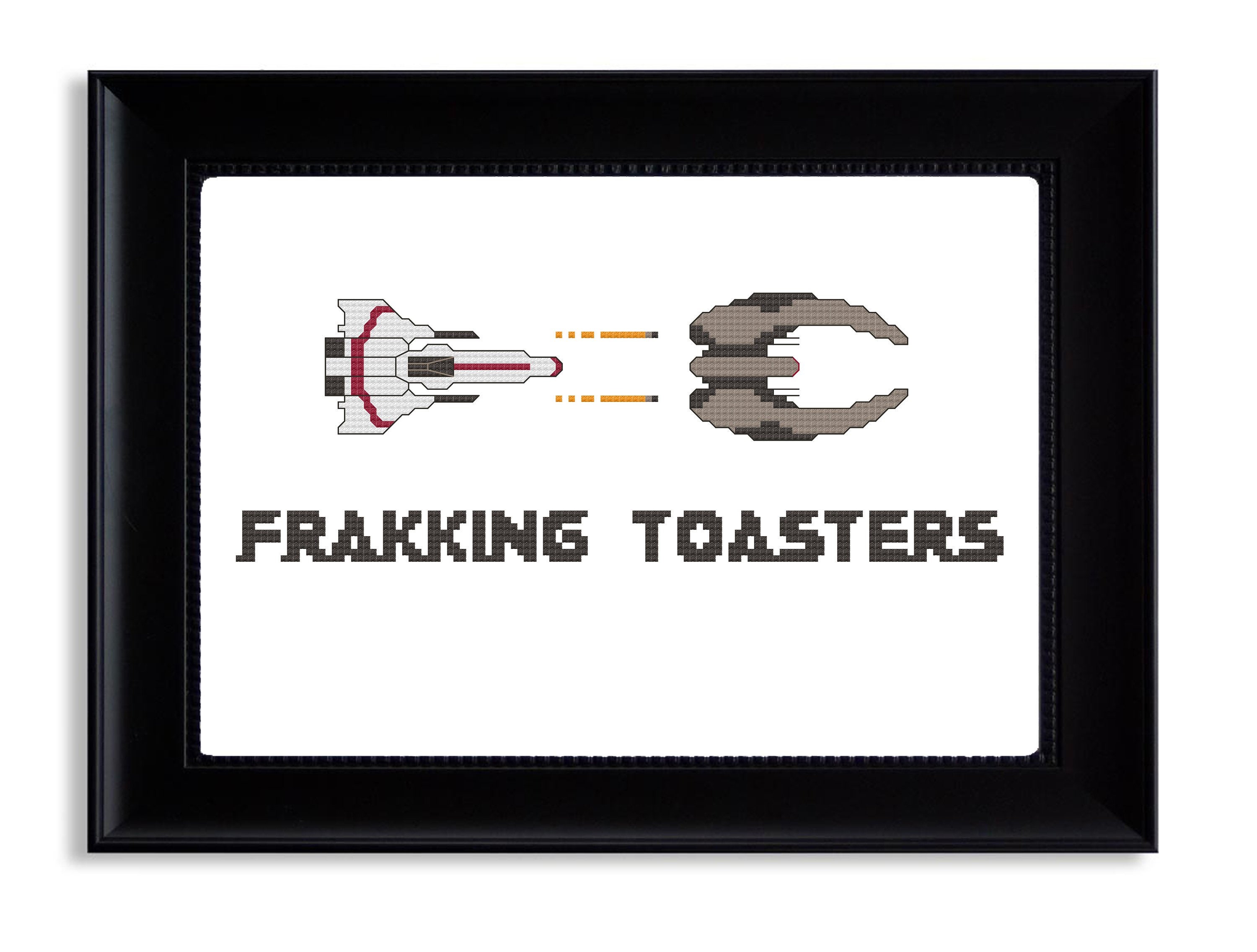 Frakking Toasters Cross Stitch Pattern - Pdf Digital Download - Etsy