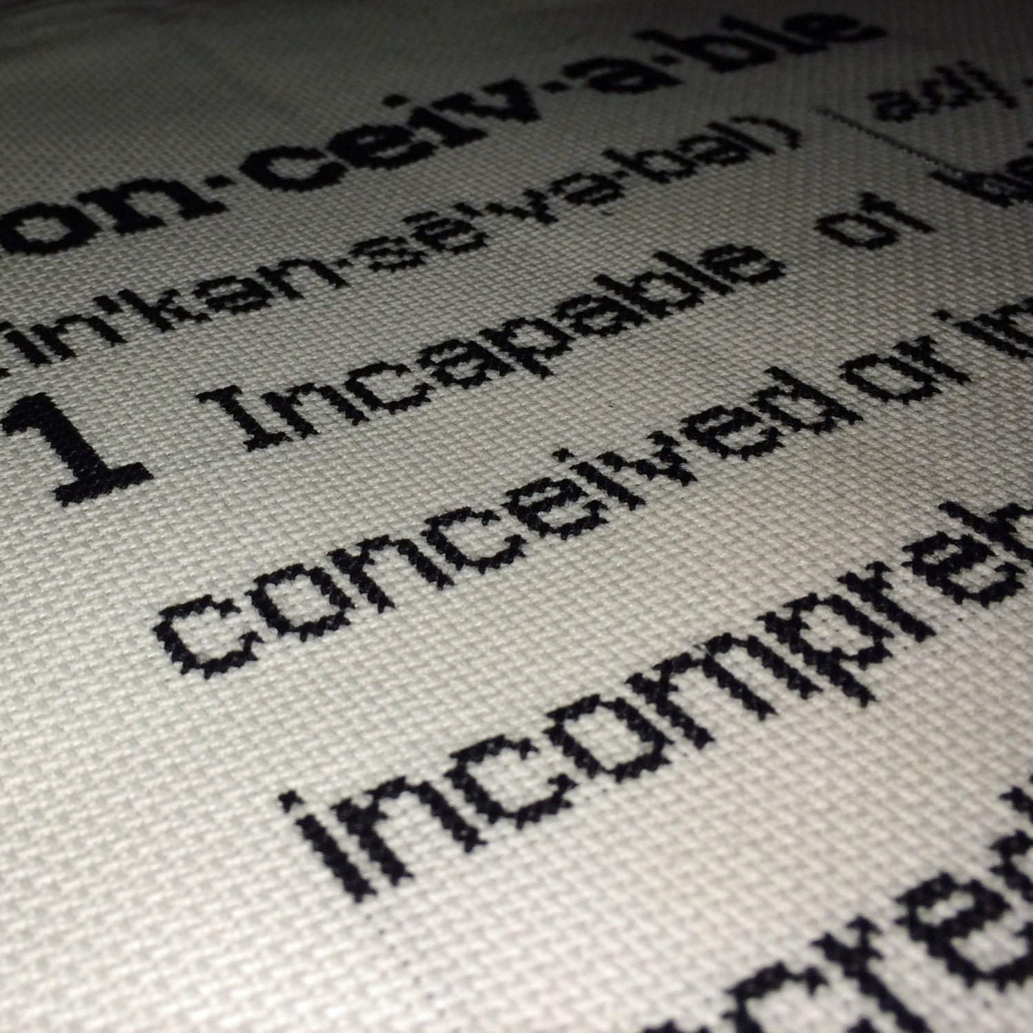Inconceivable Definition Cross Stitch Pattern - Etsy UK