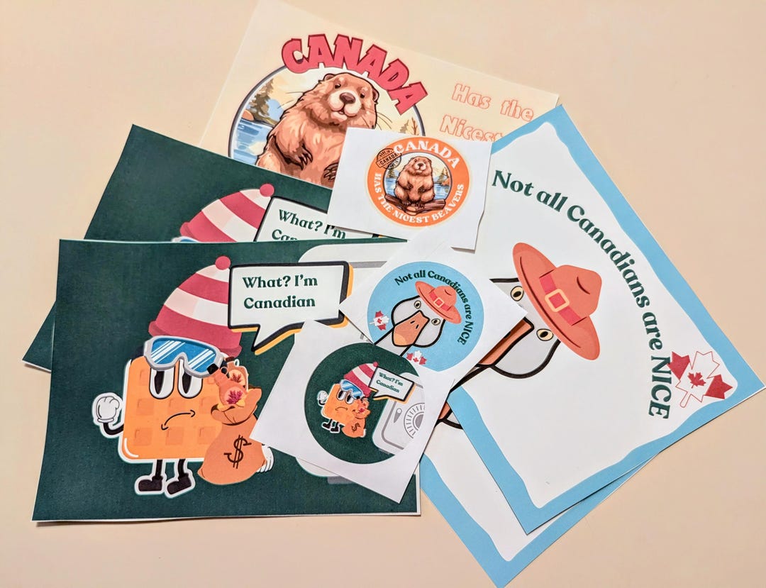 The Great Canadian Mail-off Post Card Set - Etsy