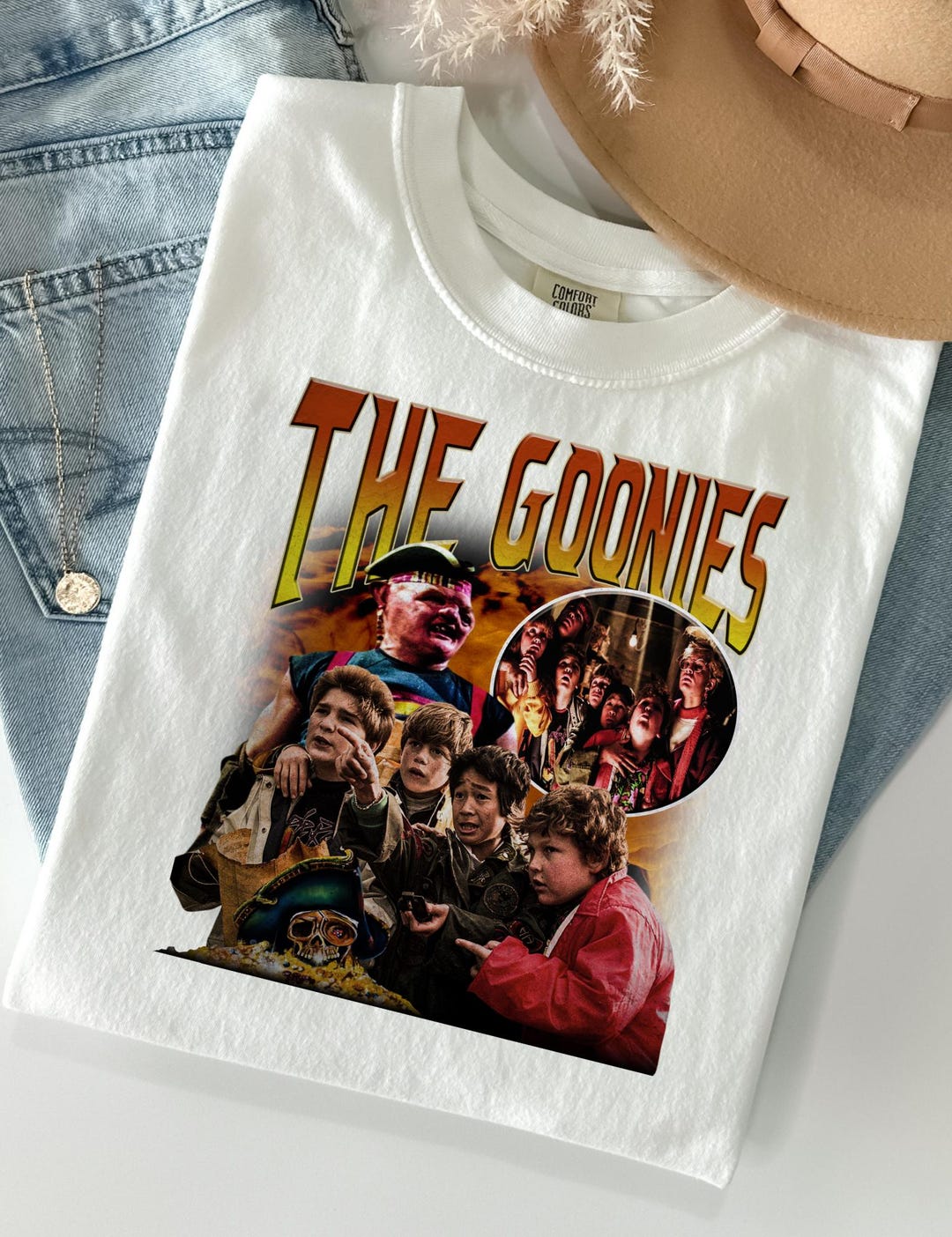 Goonies Shirt, Comfort Colors 90s Movies Shirt, Vintage Halloween ...