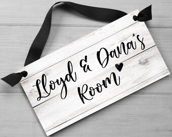Bedroom Door Sign - Etsy