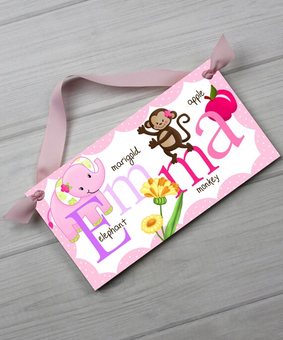 A To Z Girls Alphabet Kids Bedroom Baby Nursery DOOR Sign Wall Etsy a-to-z-girls-alphabet-kids-bedroom-baby-nursery-door-sign-wall-etsy