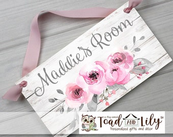 Pink Door Sign | Etsy