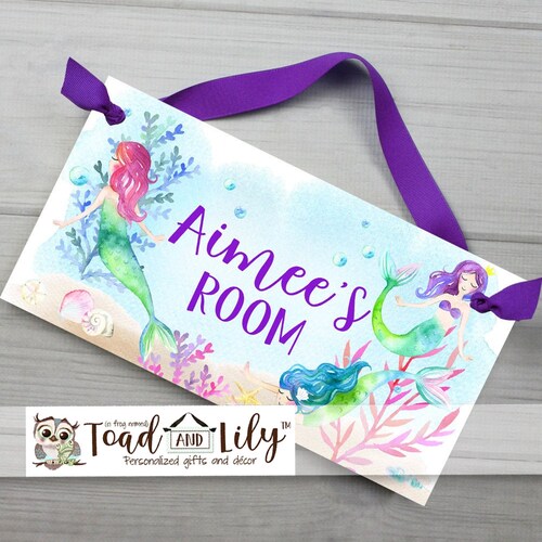 Custom Bedroom Door Name Sign for Kids Personalized - Etsy