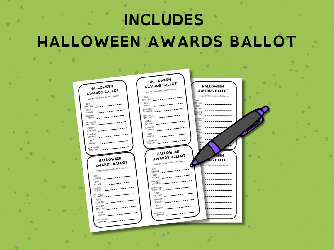 Halloween Costume Award Certificate, Costume Awards, Printable ...