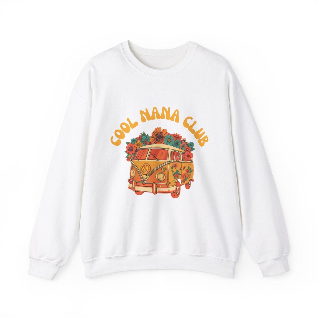 Cool Nana Club 70s-themed Sweatshirt, Nana Shirt, Nana Sweatshirt ...