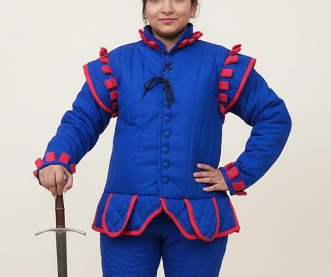 Medieval Armor Costume – Quilted Jacket for Historical Roleplay ...