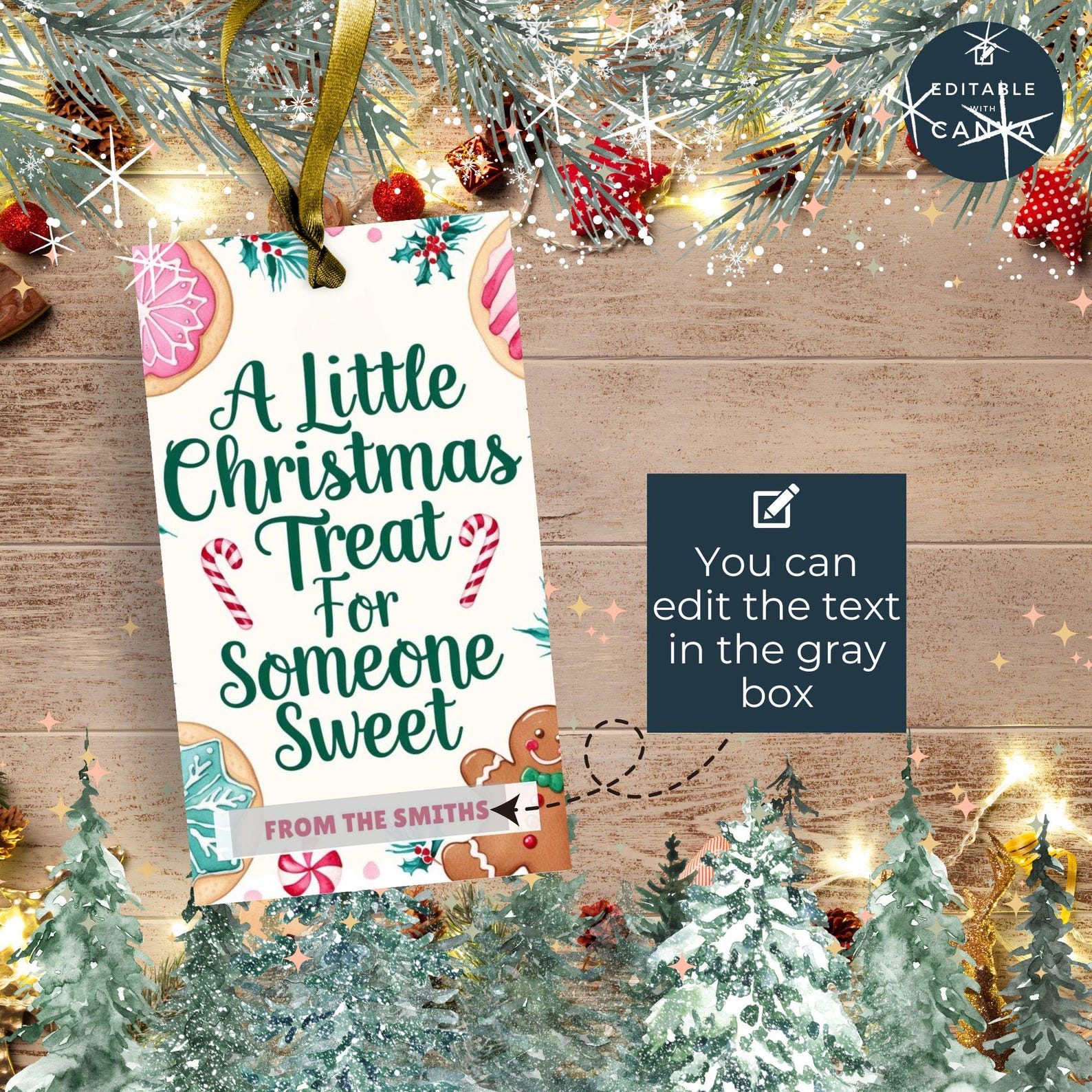 Christmas Gift Tags Printable A Little Christmas Treat for Someone ...