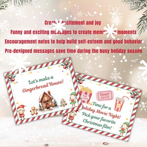 Printable Elf Notes for Kids - 36 Fun Festive Message Christmas Cards ...