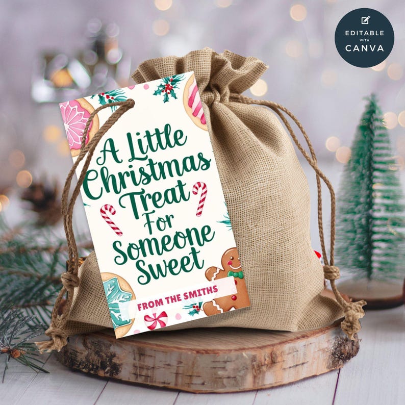 Christmas Gift Tags Printable A Little Christmas Treat for Someone ...