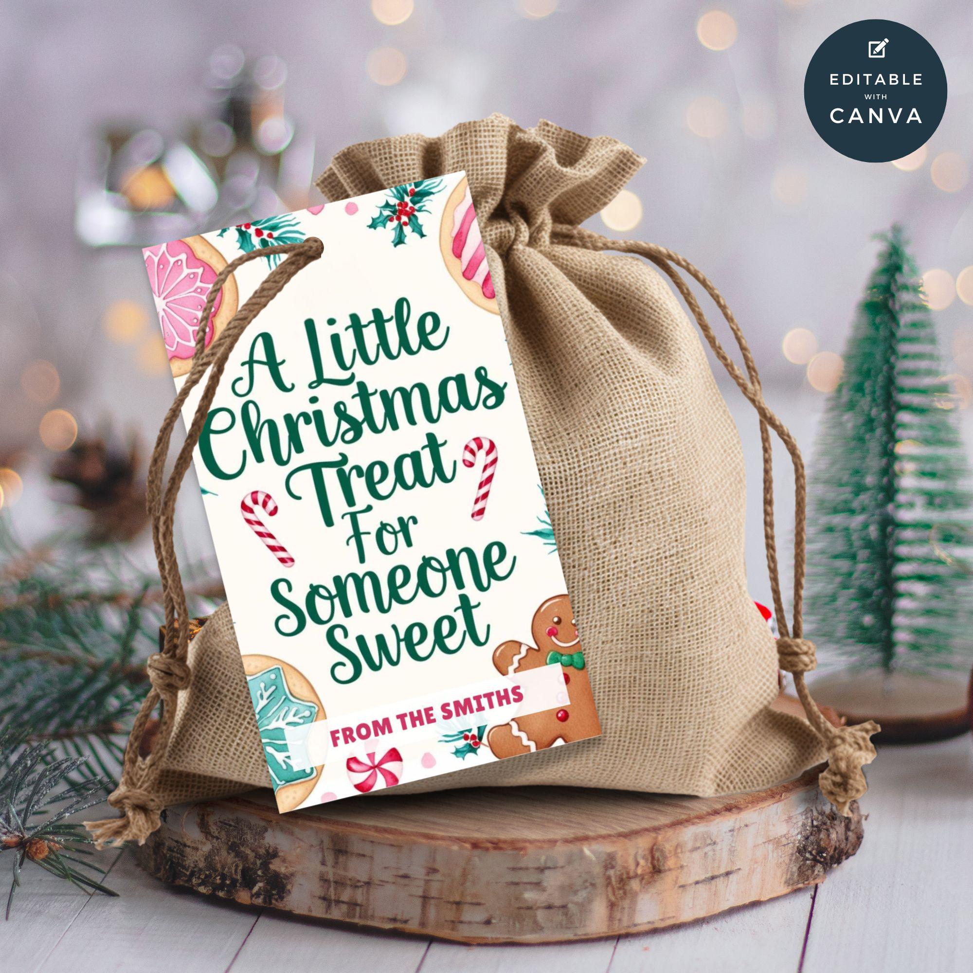 Christmas Gift Tags Printable A Little Christmas Treat for Someone ...