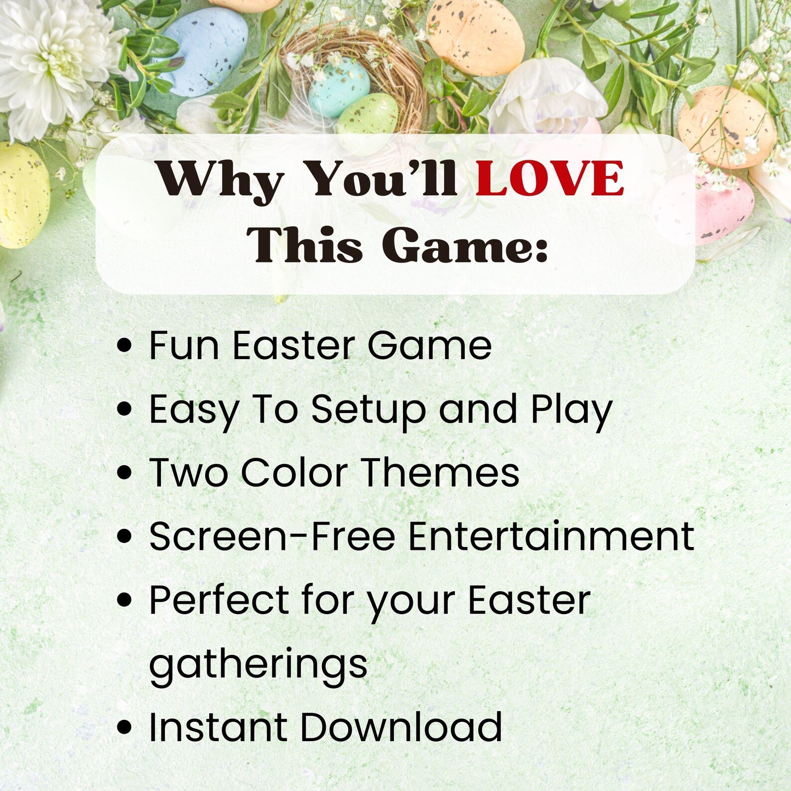 Printable Easter Roll A Bunny Dice Game Fun Family Activity for Kids ...
